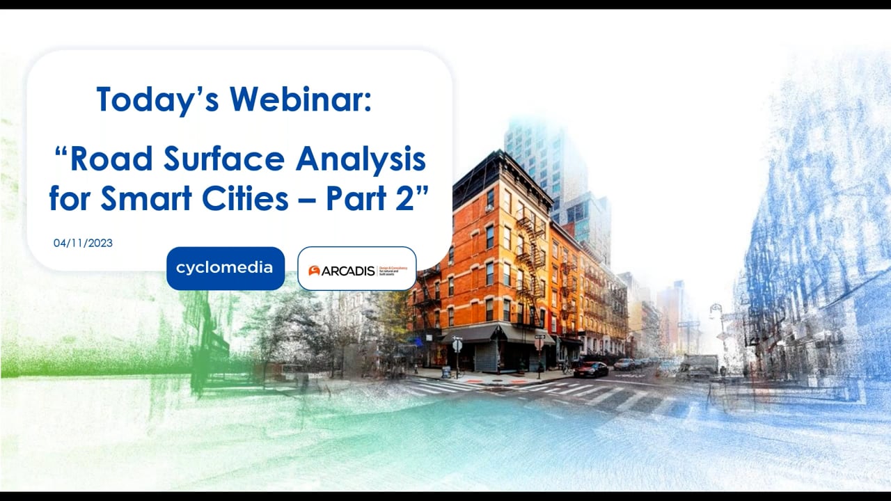 Road Surface Analysis Webinar- Part 2 | Cyclomedia
